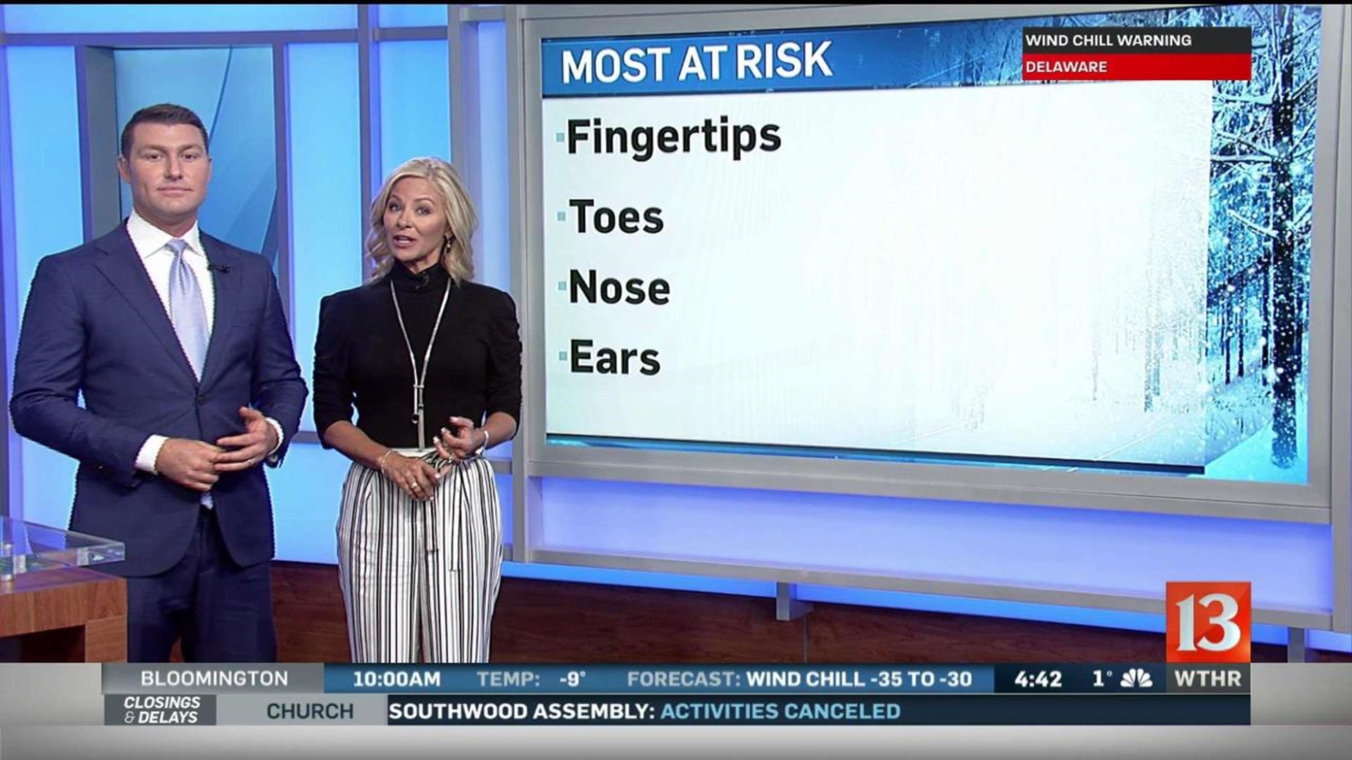 Protect exposed extremities from frostbite in dangerous cold ...