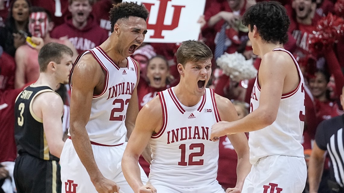 No. 21 Indiana upsets top-ranked Purdue 79-74 | wthr.com