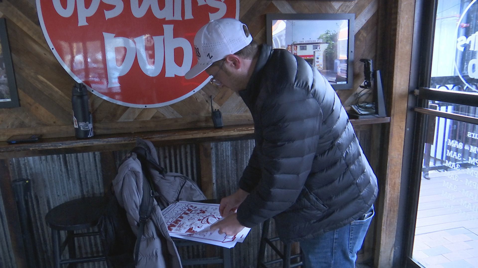 IU football fans line up for latest playoff poster | wthr.com