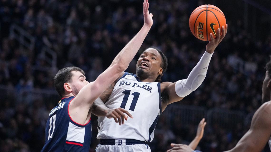 Butler falls to No. 11 UConn 78-74 | wthr.com