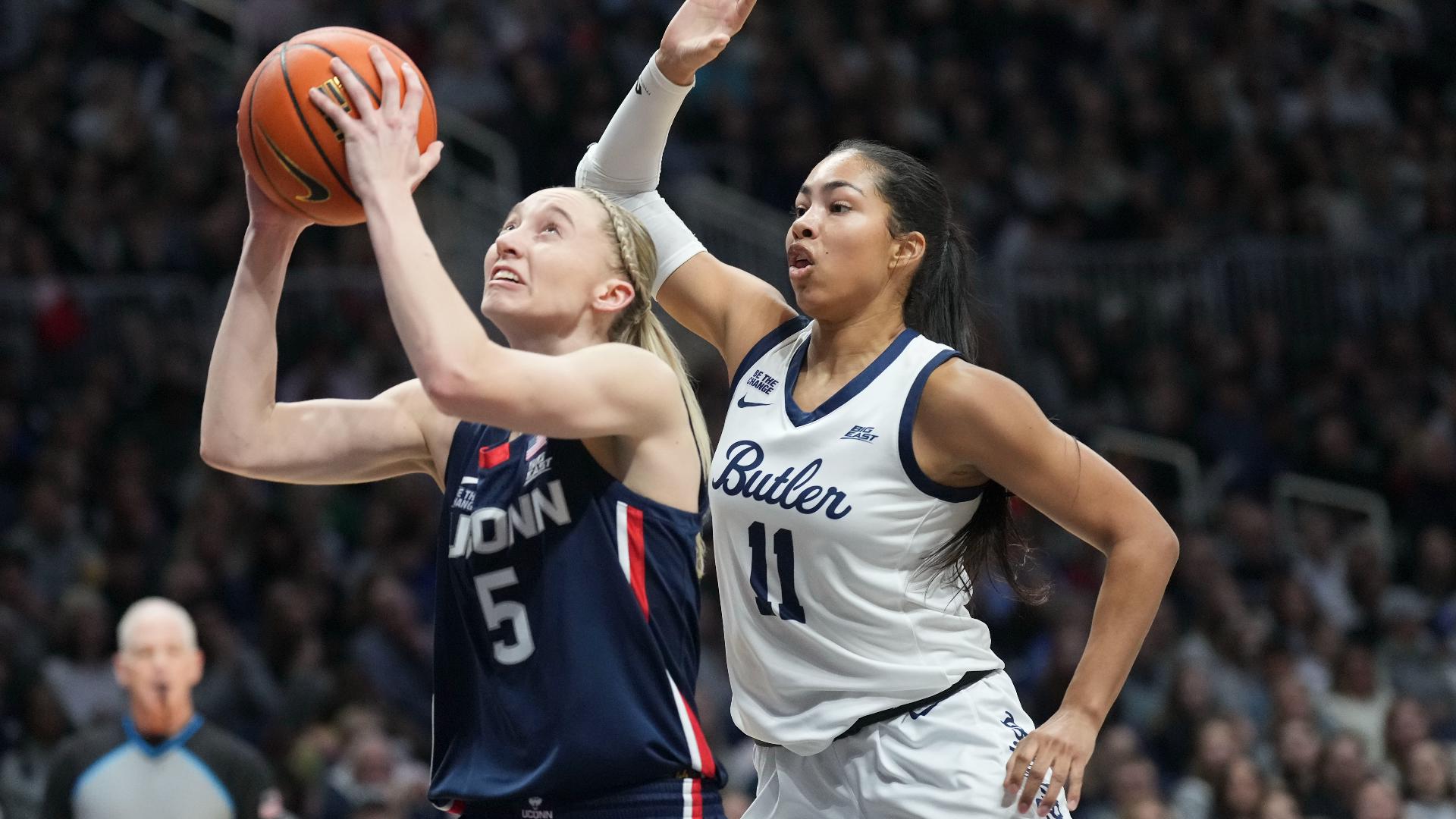 No. 5 UConn women defeat Butler 86-47 | wthr.com