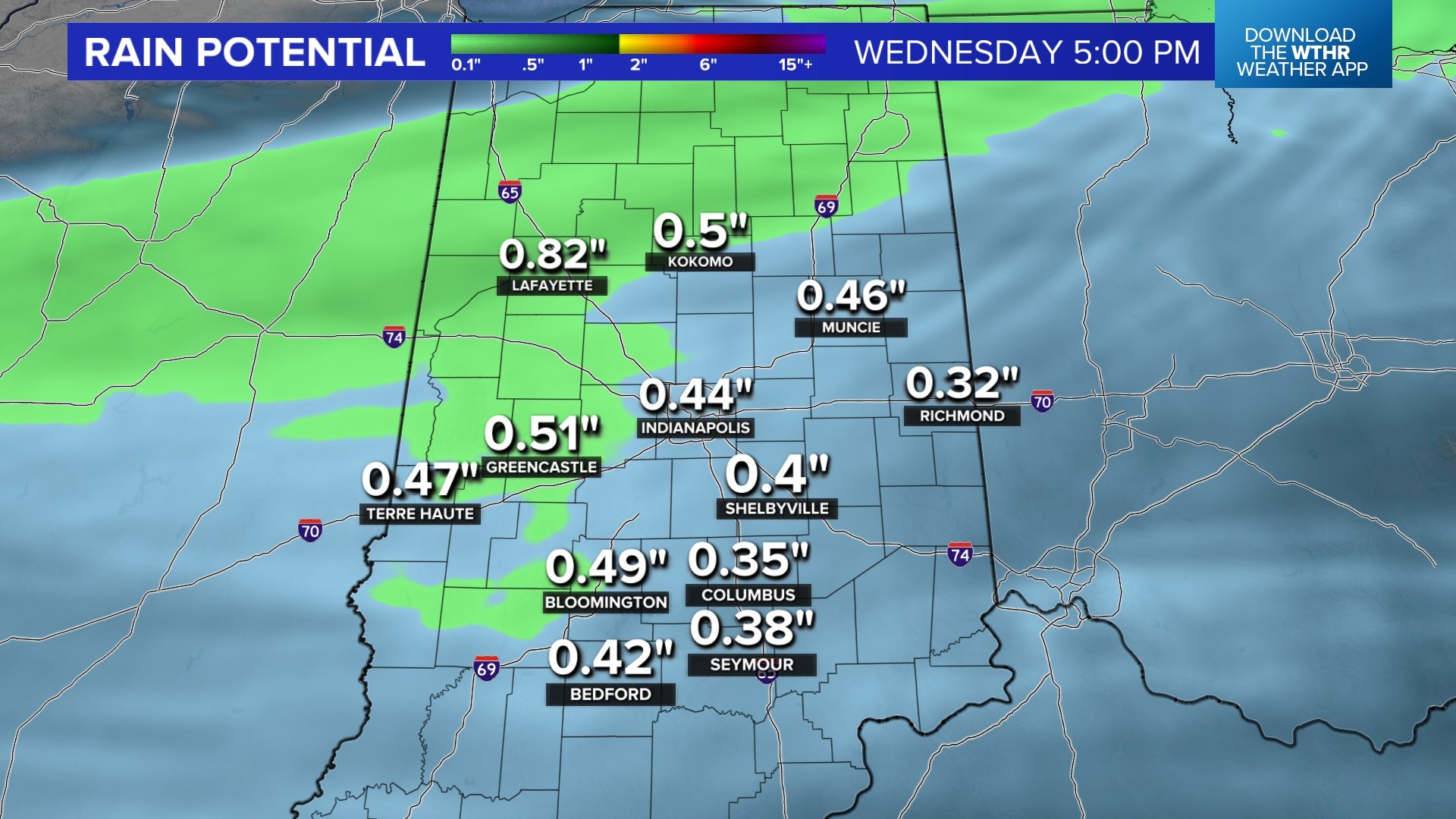 When will rain move into Indiana for Tuesday? | wthr.com
