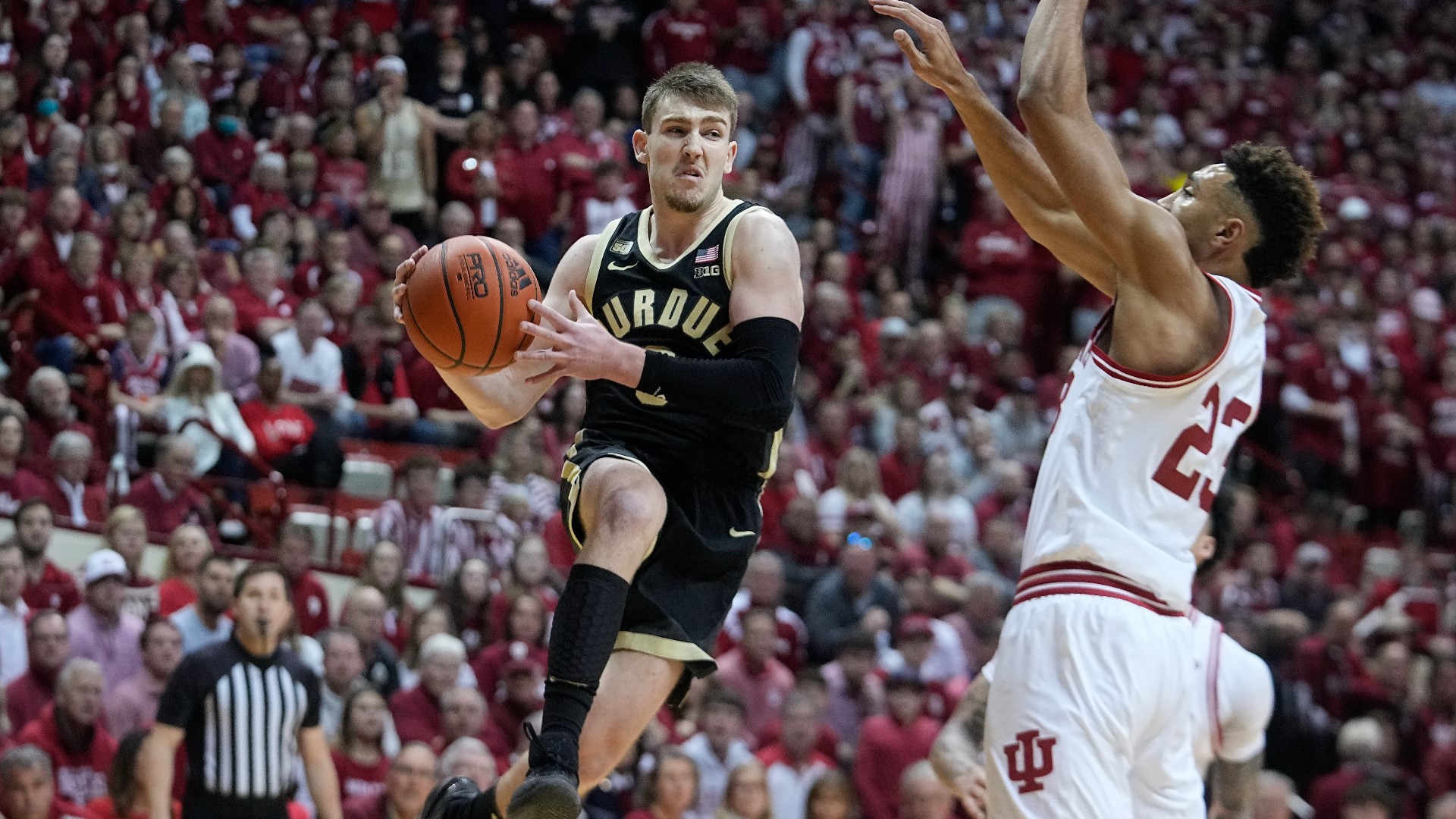 No. 21 Indiana upsets top-ranked Purdue 79-74 | wthr.com