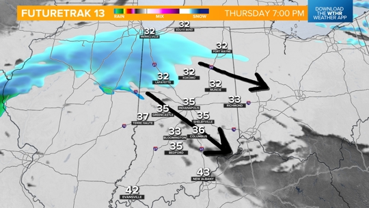 Quick coating of snow possible tonight across much of Indiana | wthr.com