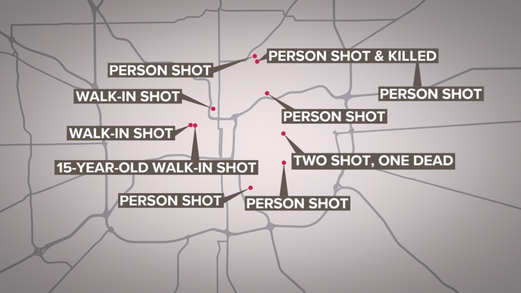 10 Indianapolis shootings in 12-hour span leave 9 injured, 2 dead ...