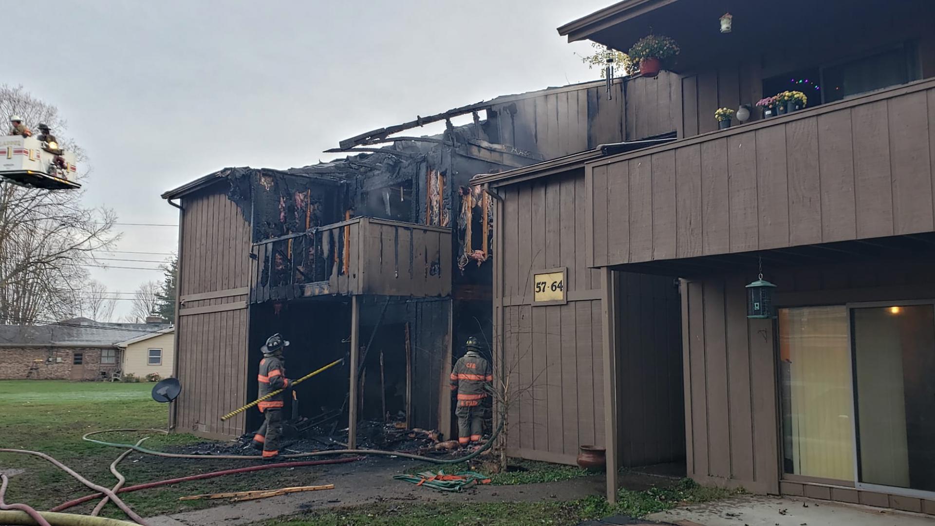 Firefighter among 5 hurt in Connersville apartment fire | wthr.com