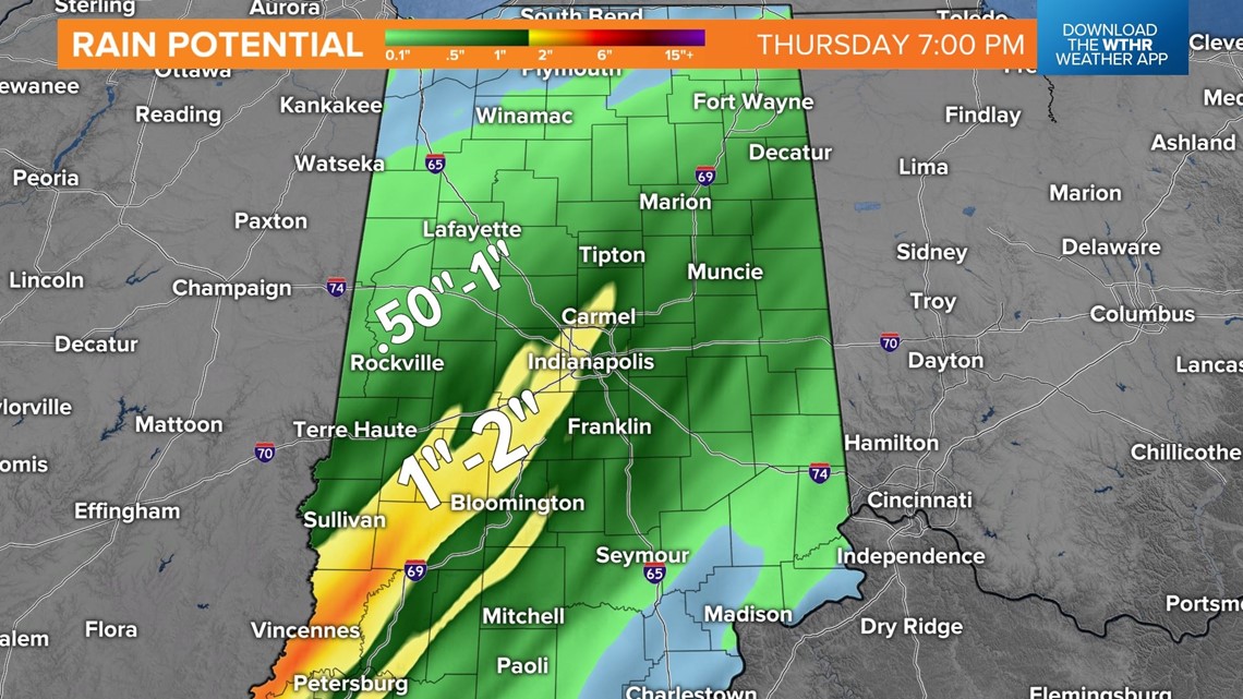 Live Doppler 13 Weather Blog: Rain returns to central Indiana | wthr.com