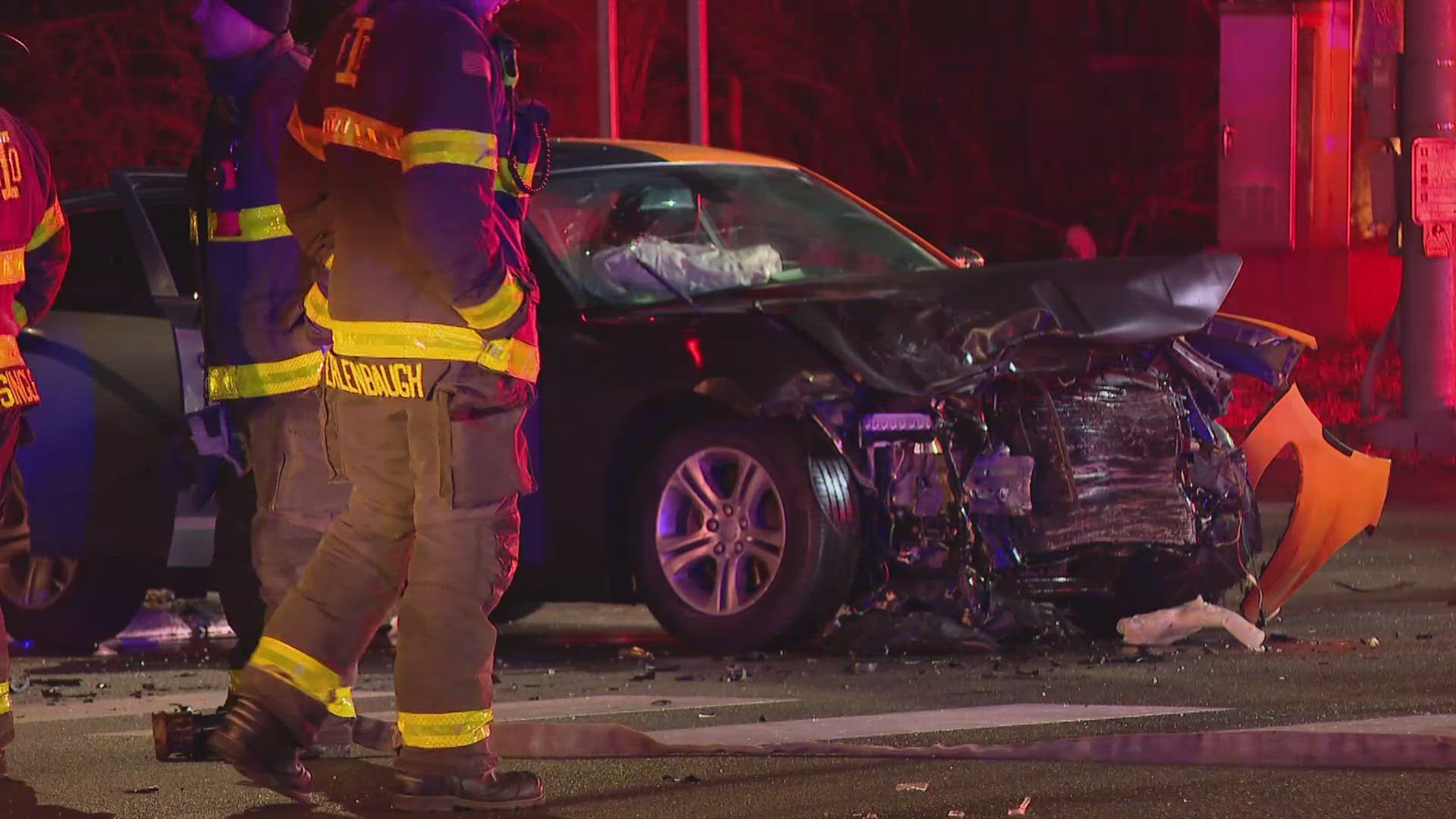 Car crash near 11th and Delaware in downtown Indianapolis under ...