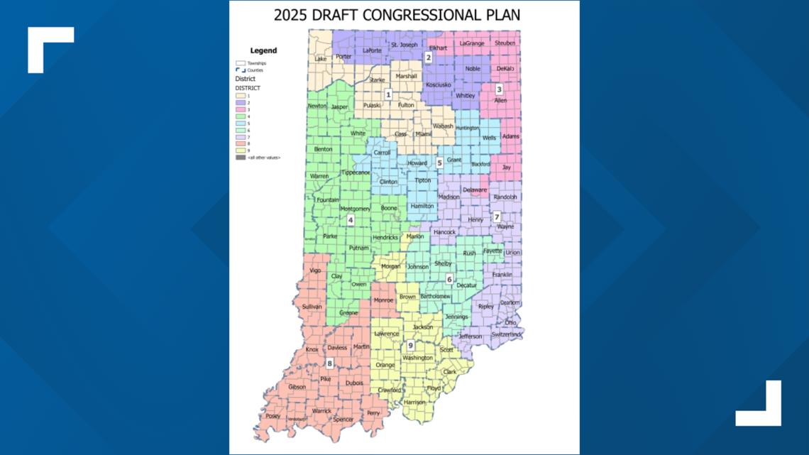 How does Indiana’s proposed congressional map split up Marion County ...