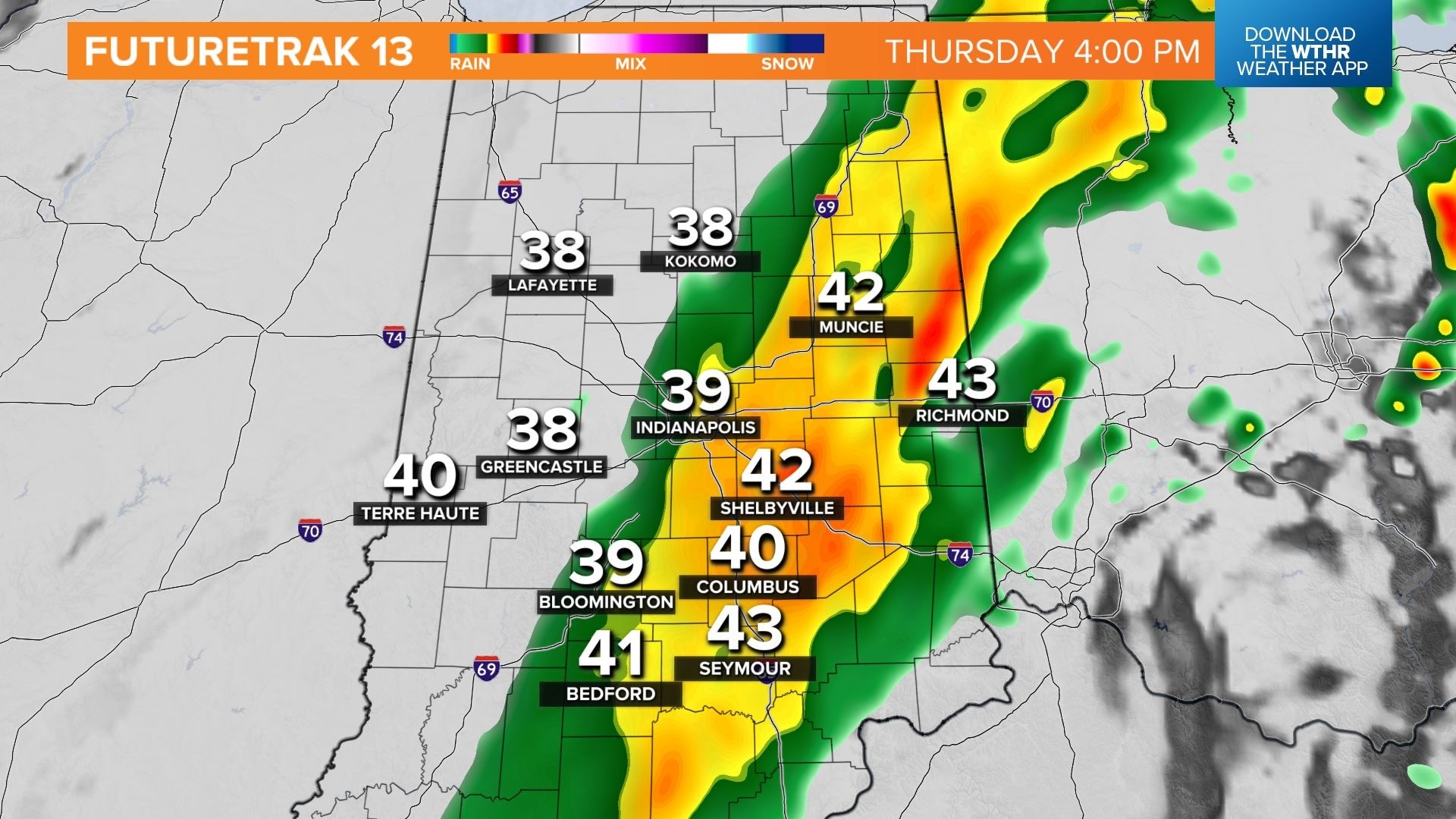 Rain and storms Thursday with temperature tumble | wthr.com