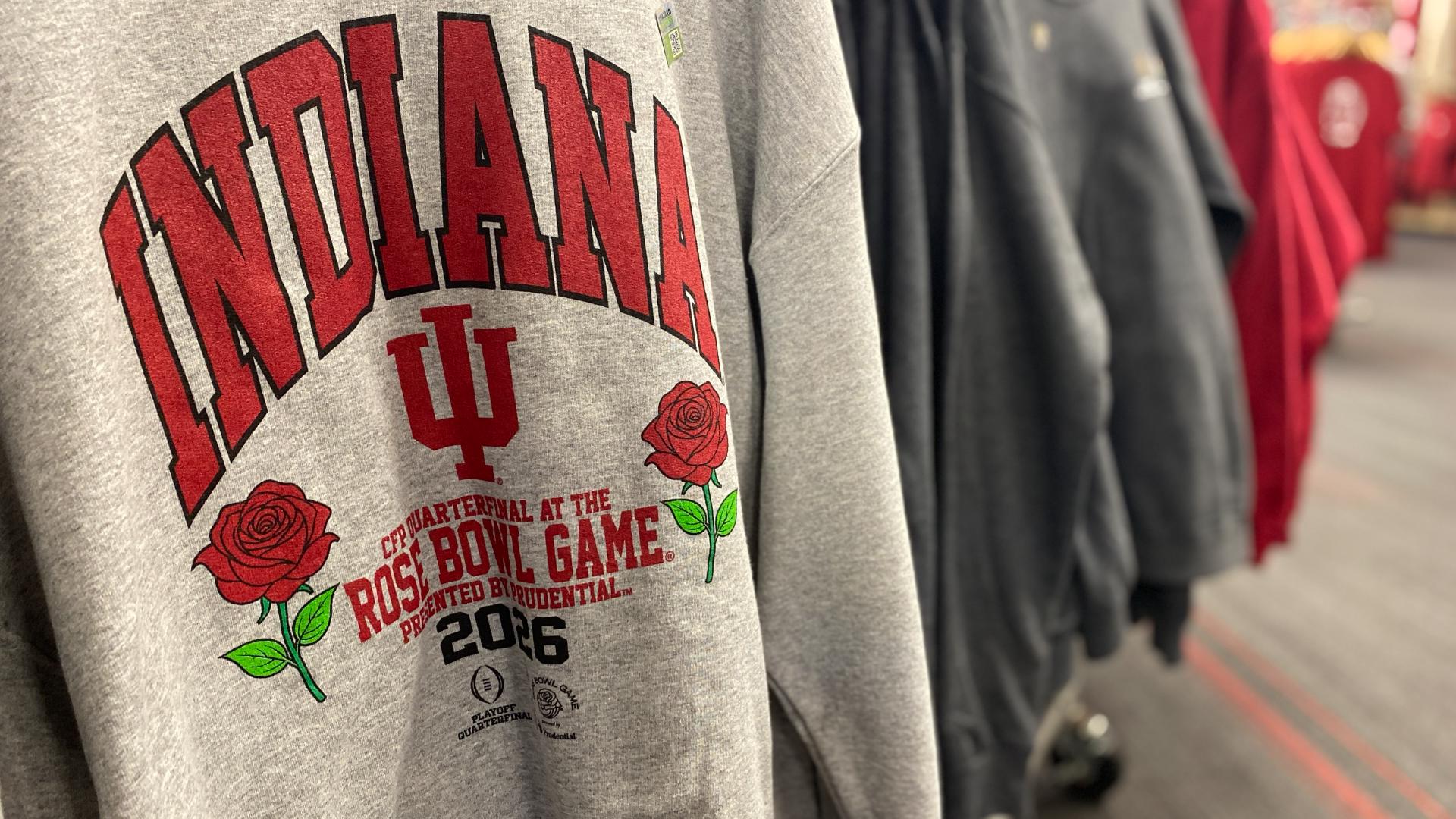 IU fans snag latest merch ahead of Peach Bowl | wthr.com