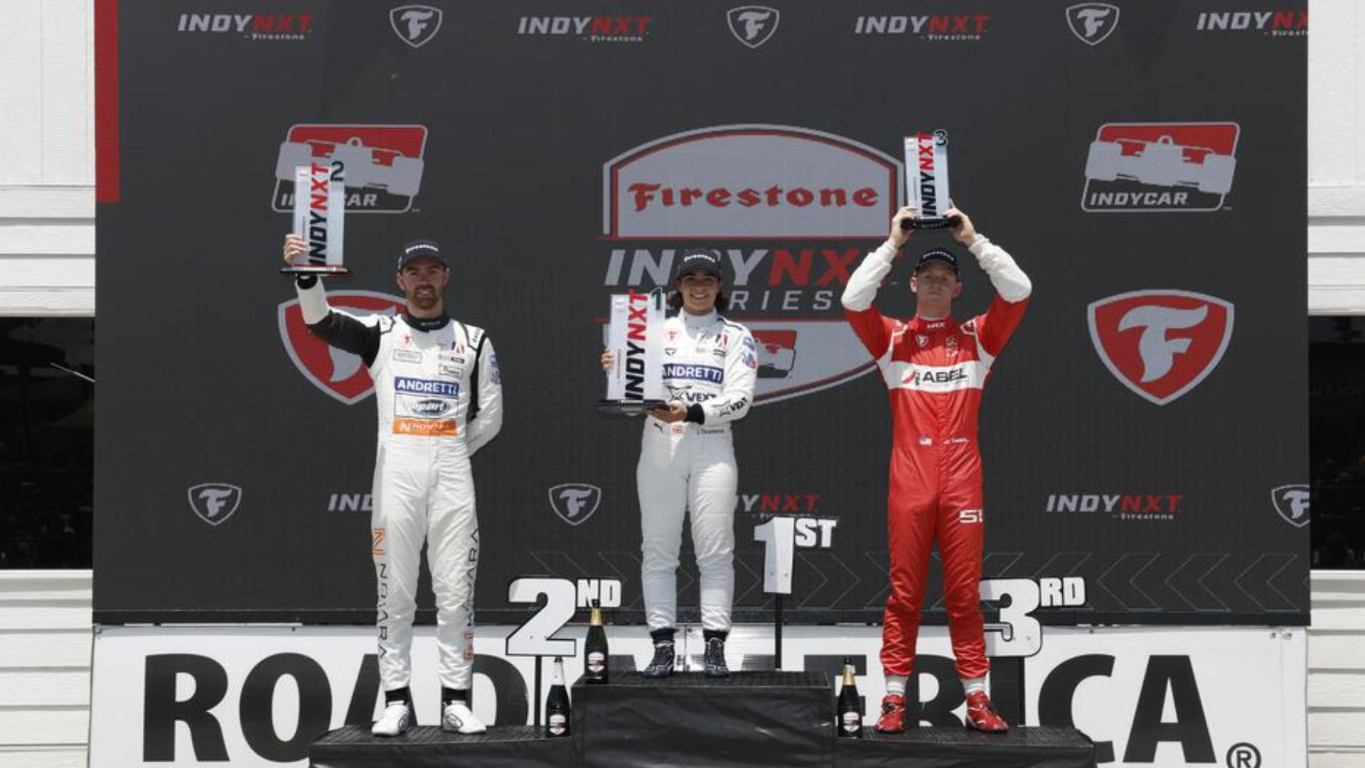 Jamie Chadwick wins Indy NXT race at Road America | wthr.com