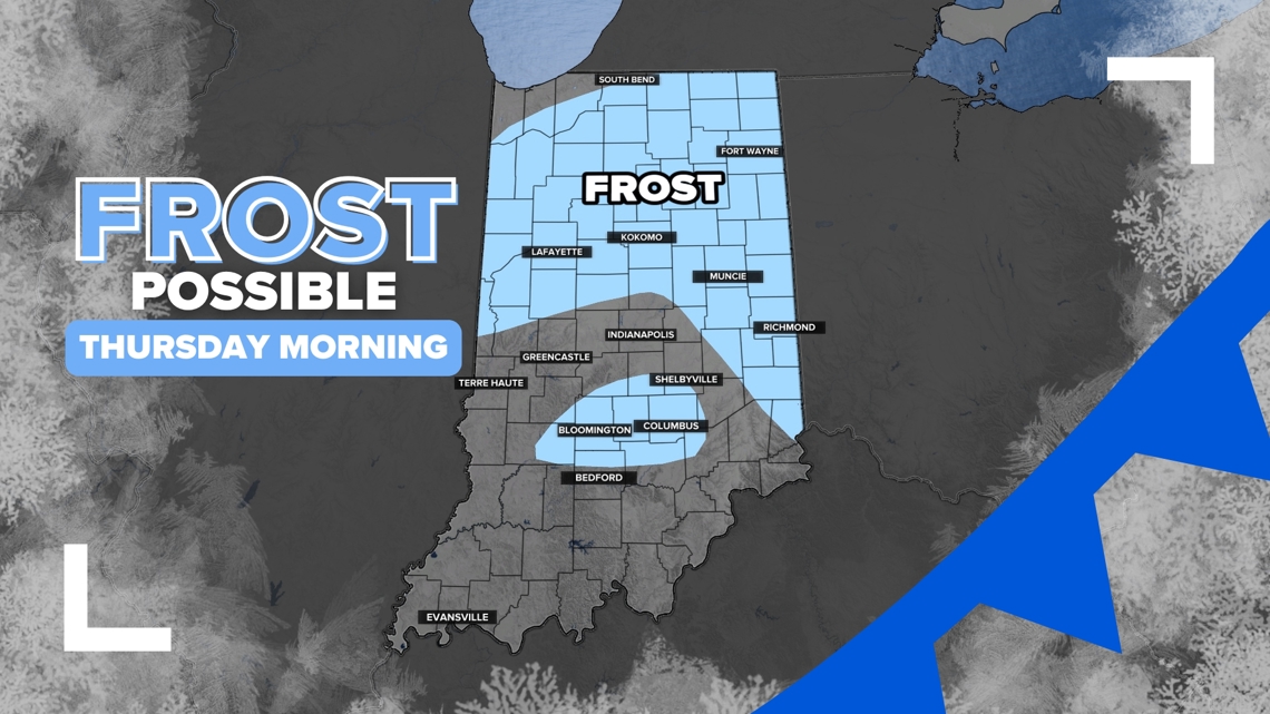 Expect frost across parts of Indiana Thursday morning | wthr.com