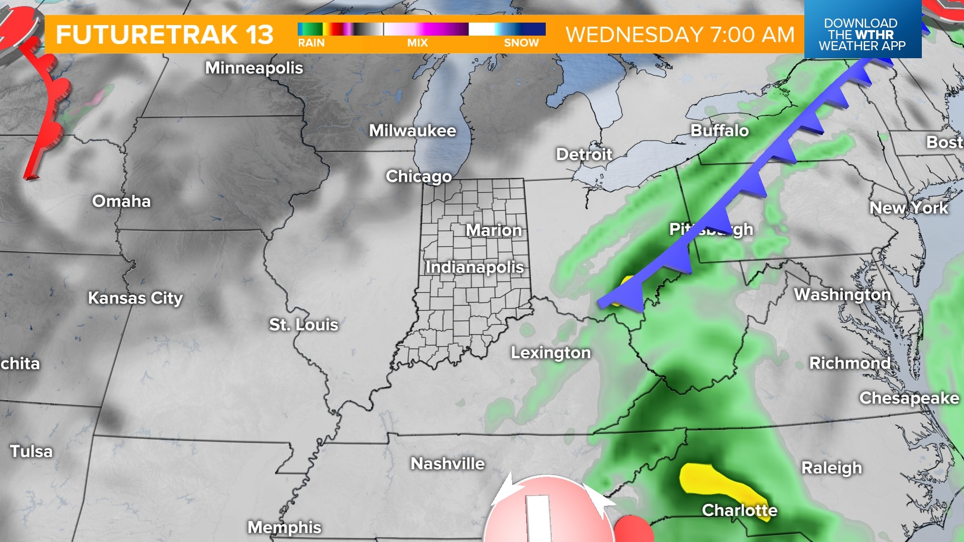 Will it rain tonight around Indy? | Live Doppler 13 Weather Blog | wthr.com