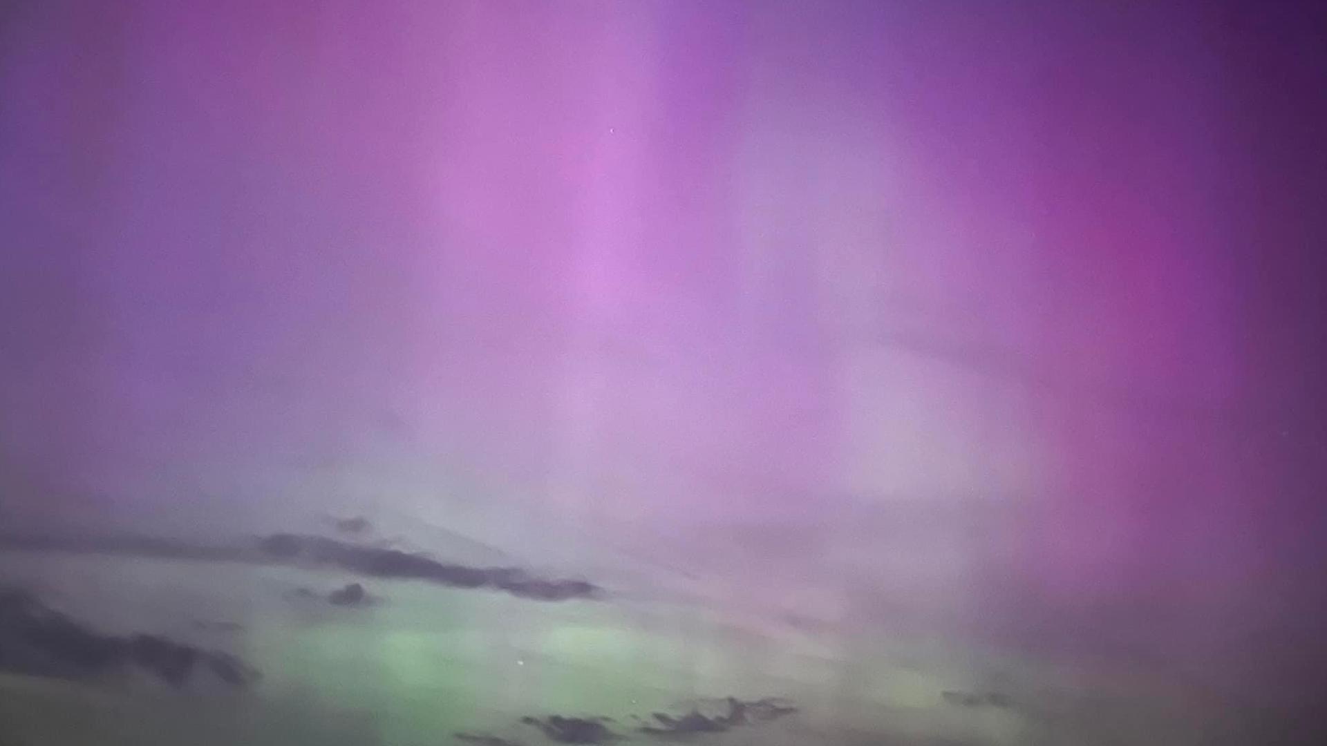 Hoosiers share stunning photos of the northern lights Friday | wthr.com
