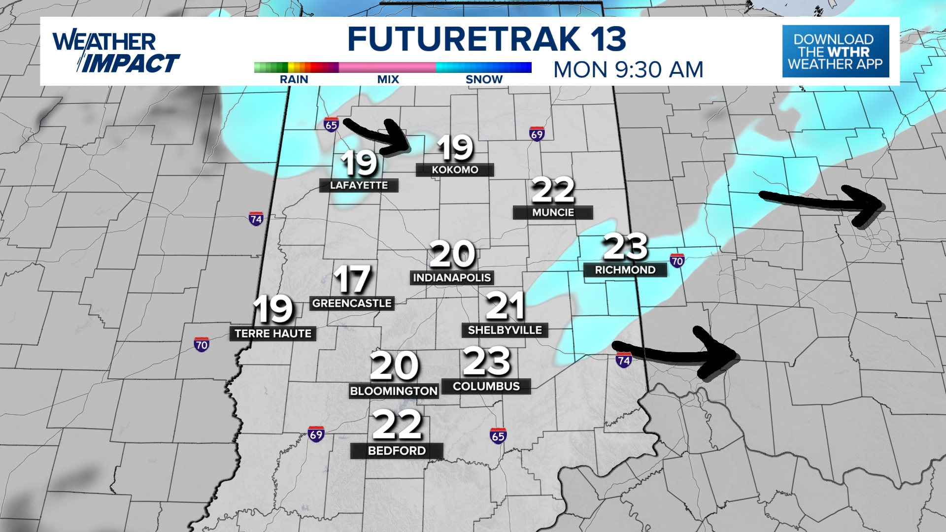 Winds are drying off roads quickly, but stray ice patches are still ...