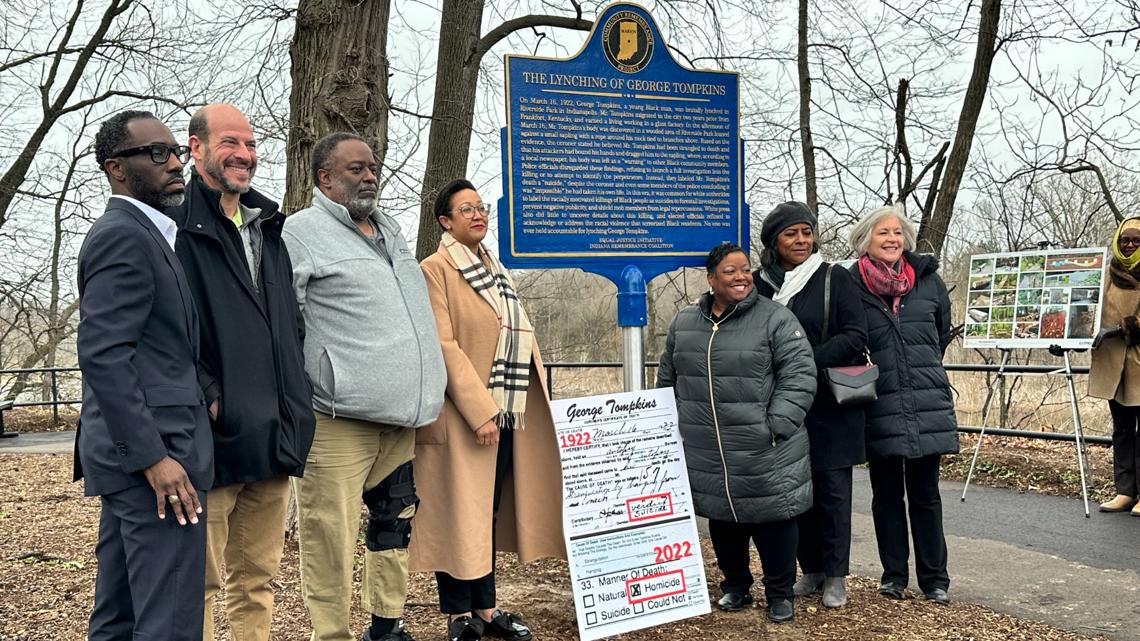 Indianapolis honors 1922 lynching victim with historical marker | wthr.com