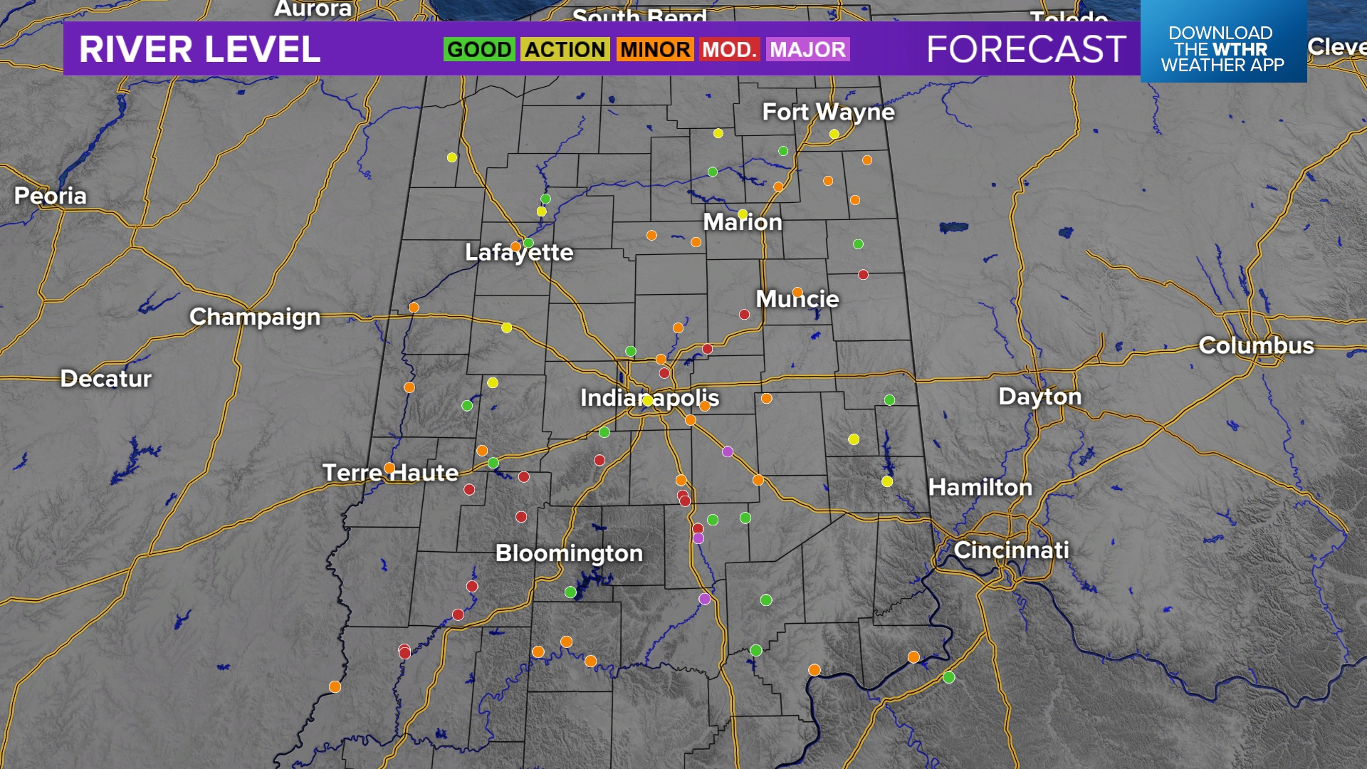 See who picked up the most rain across Indiana from severe weather this ...