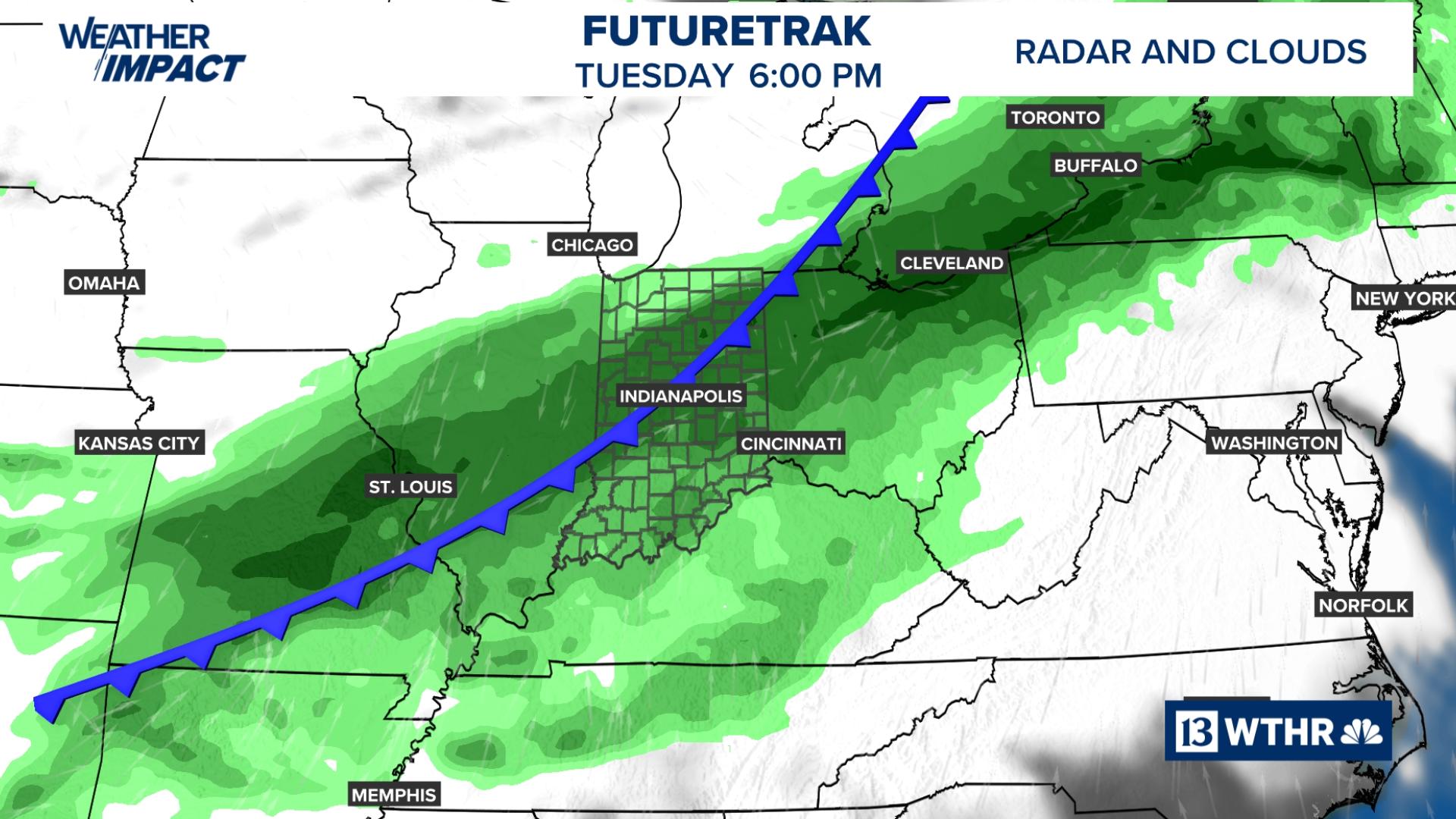 Active start to the work week in central Indiana | 13Weather Blog ...