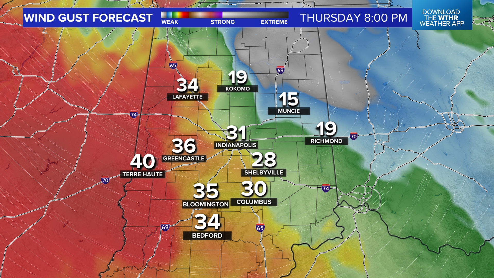 A big burst of snow will hit Indiana this afternoon and evening | wthr.com
