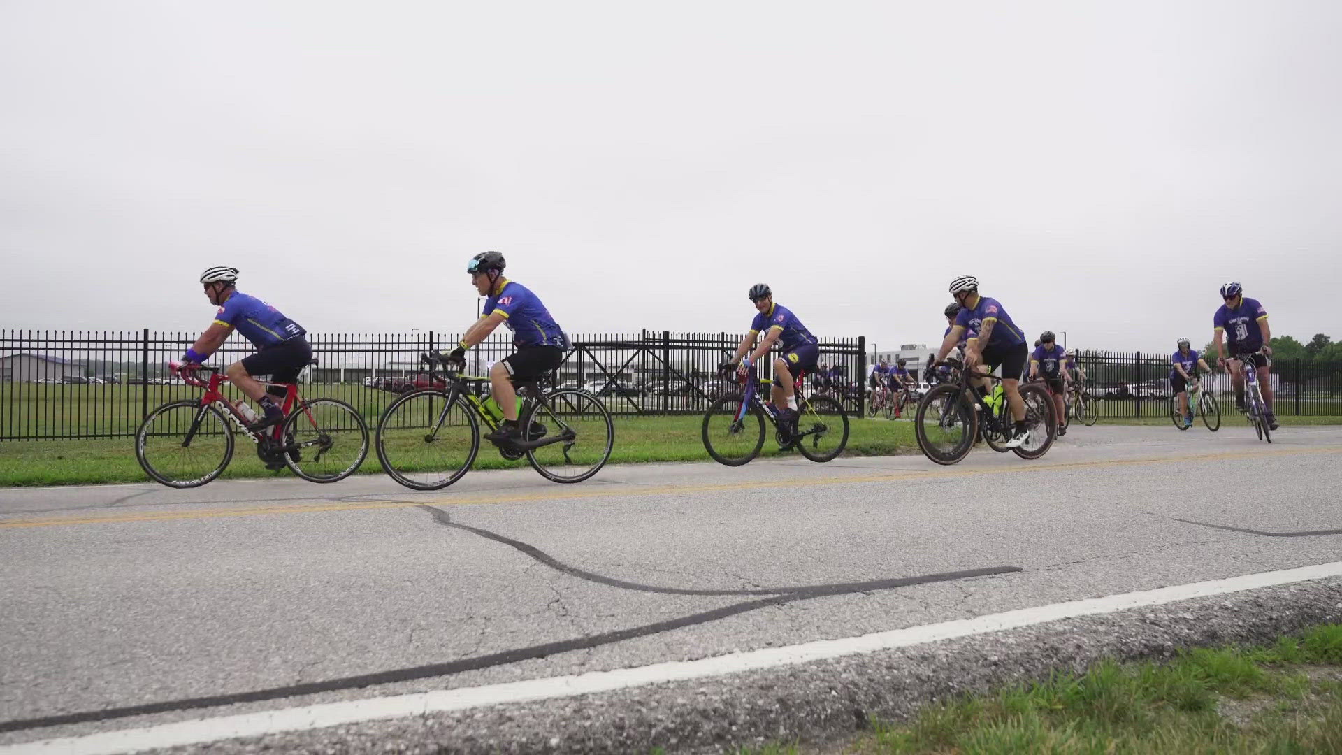 Cops Cycling for Survivors kicks off Indiana ride | wthr.com