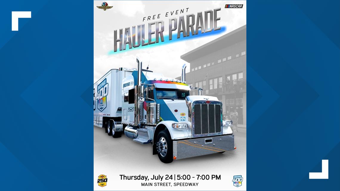 NASCAR Hauler Parade returns ahead of Brickyard weekend | wthr.com