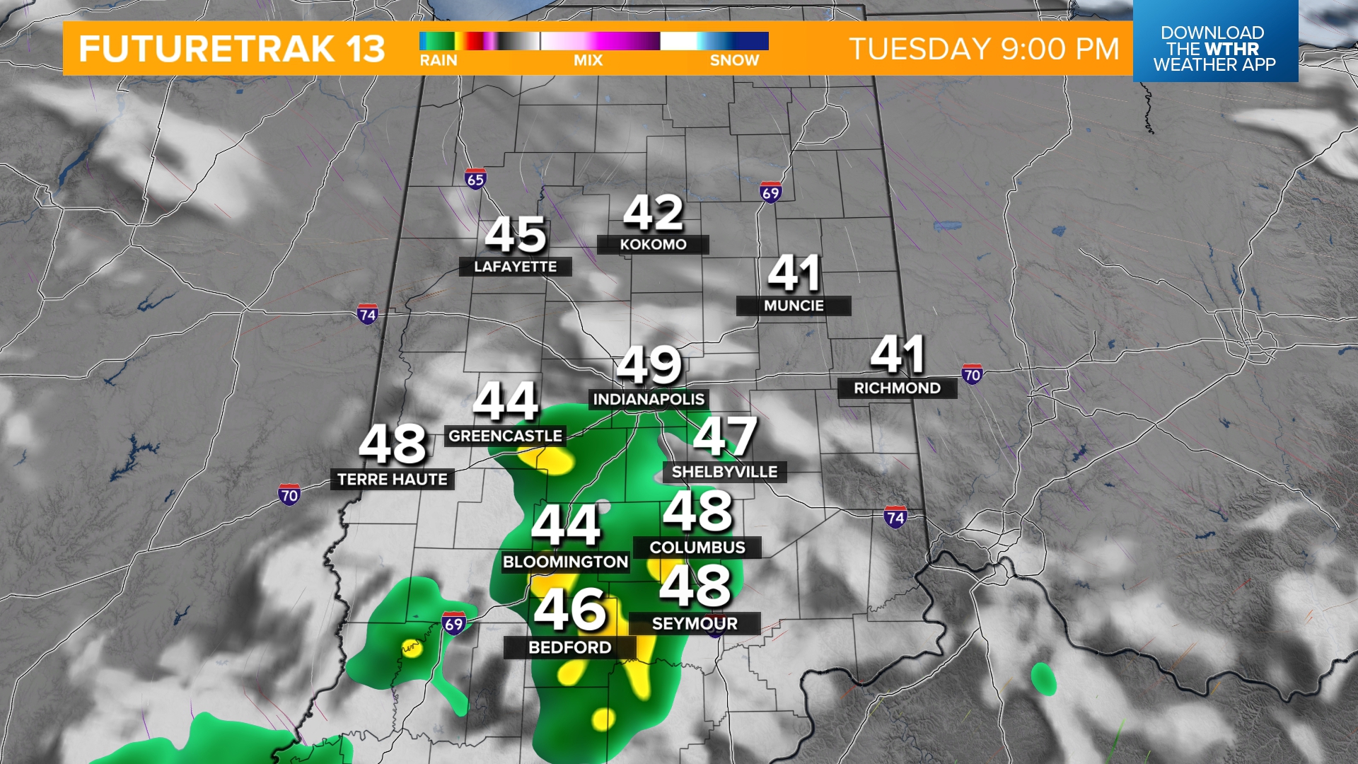 Two rounds of rain Tuesday in central Indiana | Weather Blog | wthr.com