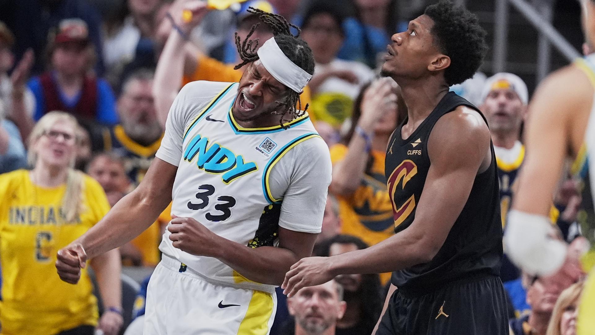 Pacers build 41-point halftime lead, rout Cavs 129-109 for 3-1 series lead | wthr.com