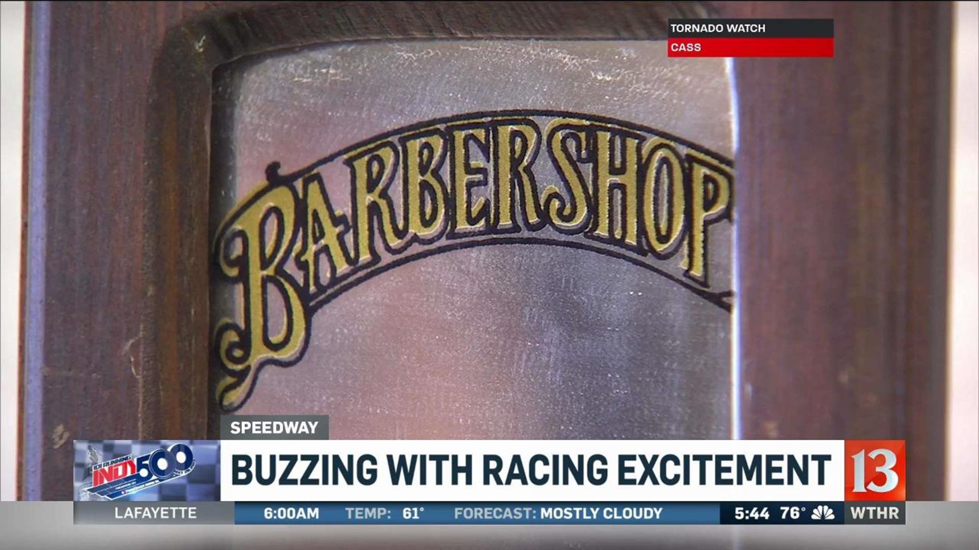 Speedway barber hears engines roar along with clippers | wthr.com