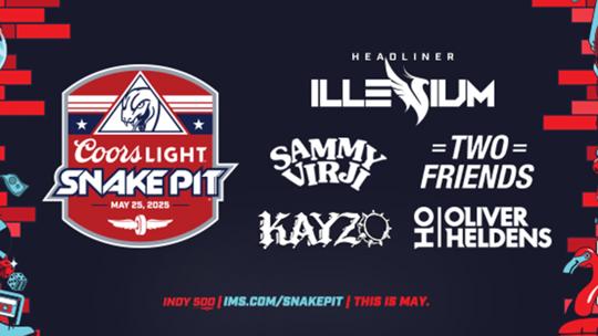 Who is performing at the Snake Pit during the 109th Indy 500? | wthr.com