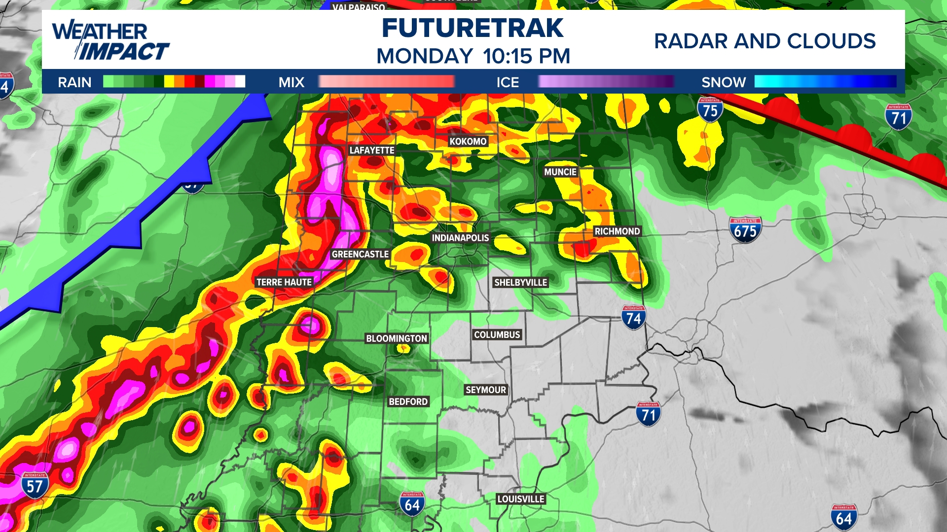 Weather Impact: Rounds of storms today | 13Weather Blog | wthr.com