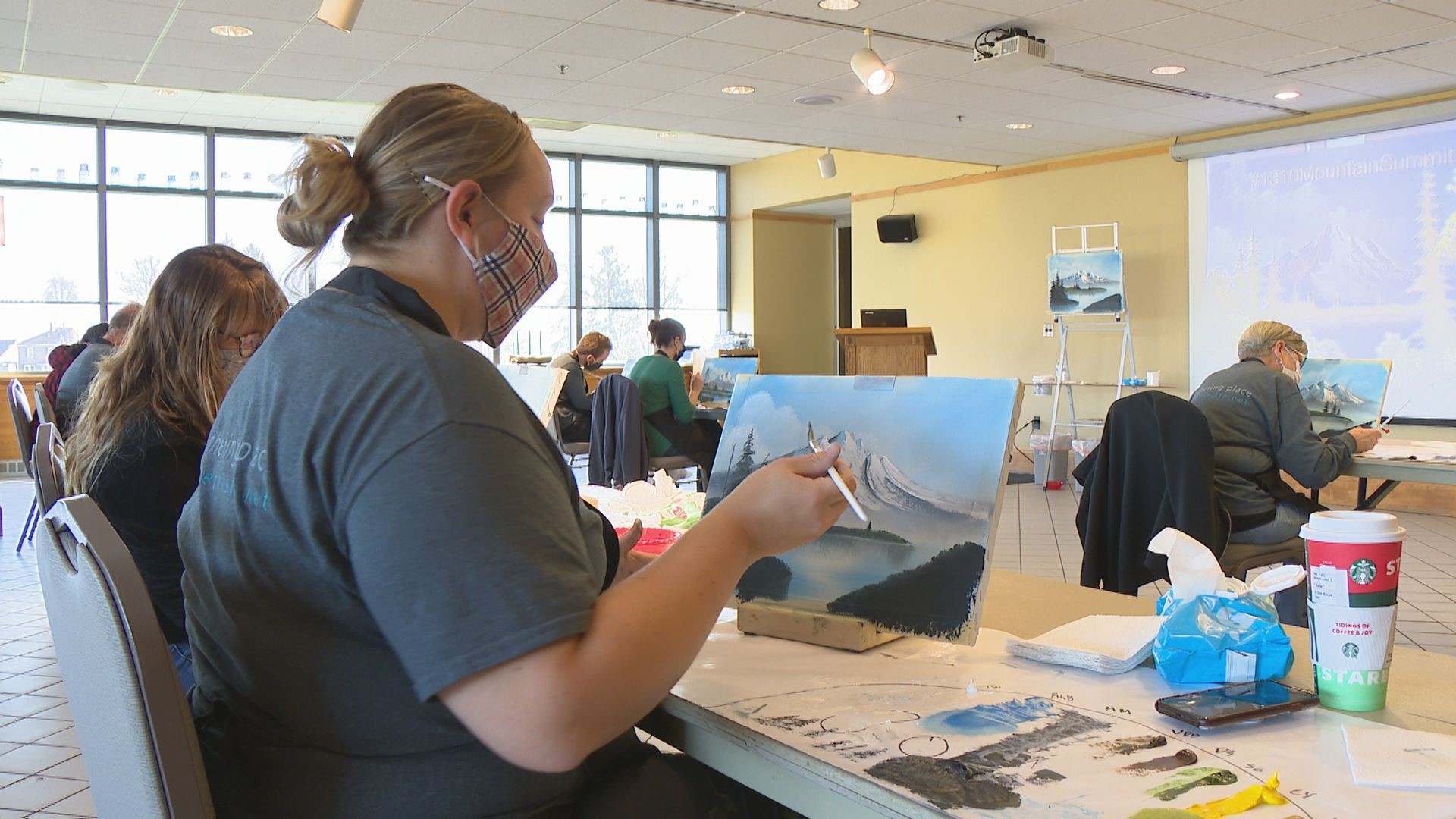 The 'Bob Ross Experience' in Muncie welcomes painting fans | wthr.com