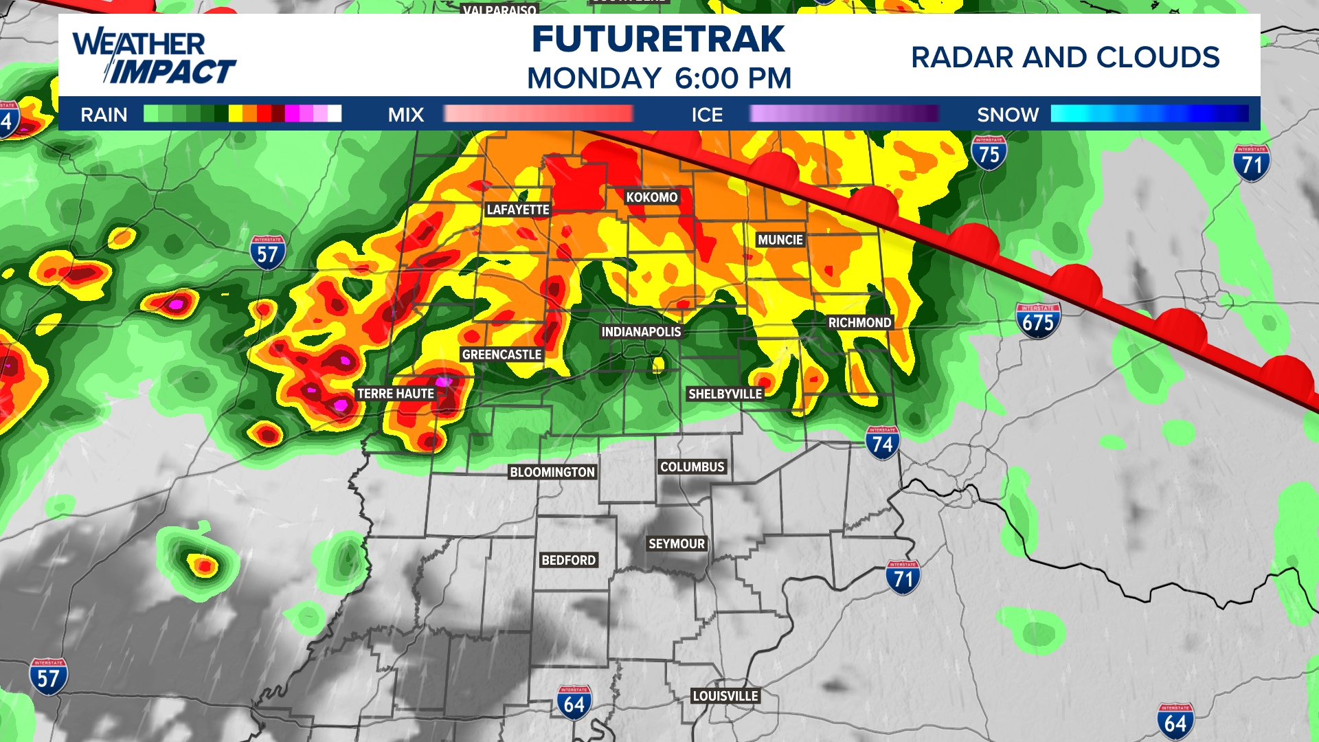 Weather Impact: Rounds of storms today | 13Weather Blog | wthr.com