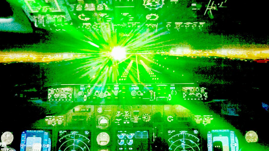 Over 7,000 laser attacks on airplanes reported so far this year | wthr.com