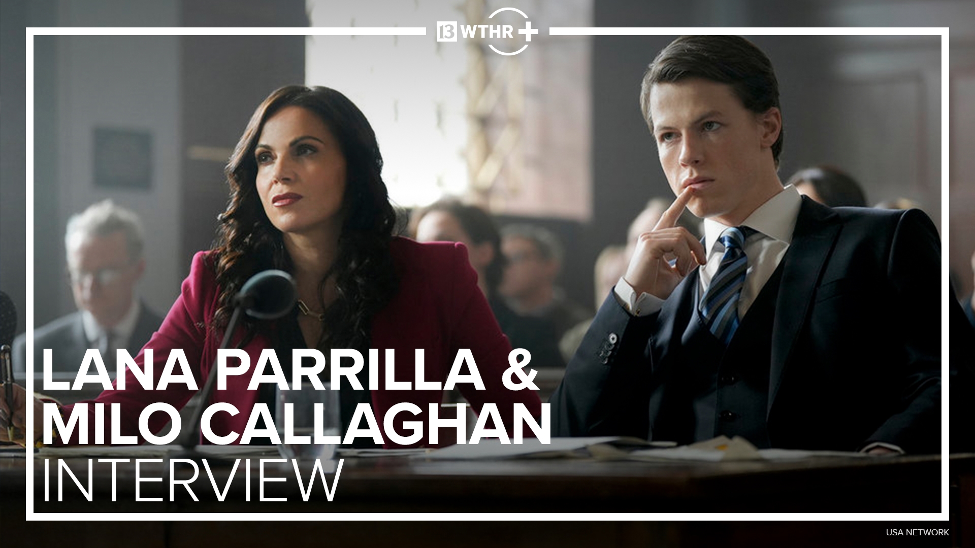 Milo Callaghan, Lana Parilla preview 'The Rainmaker' TV series | wthr.com