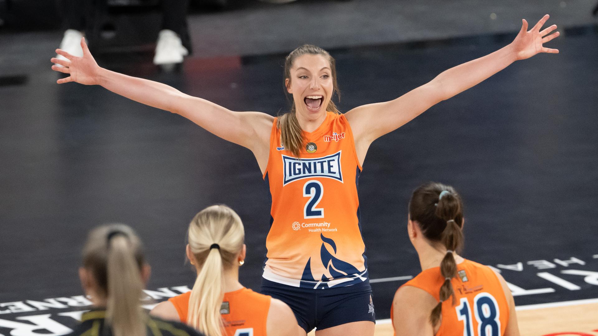 Sydney Hilley wins PVF Setter of the Year with Indy Ignite | wthr.com