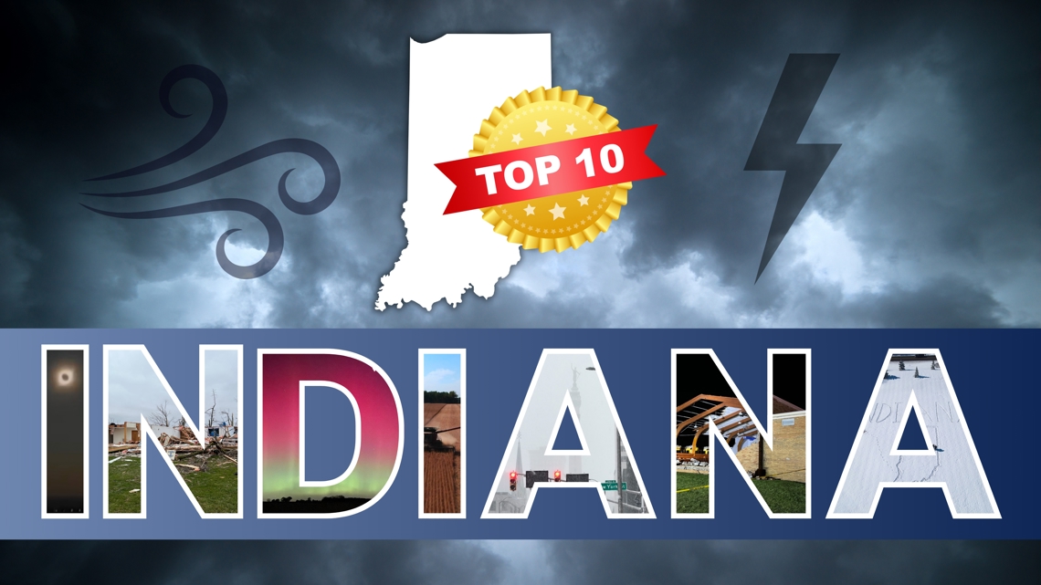 Top 10 biggest weather moments in Indiana for 2024 | wthr.com