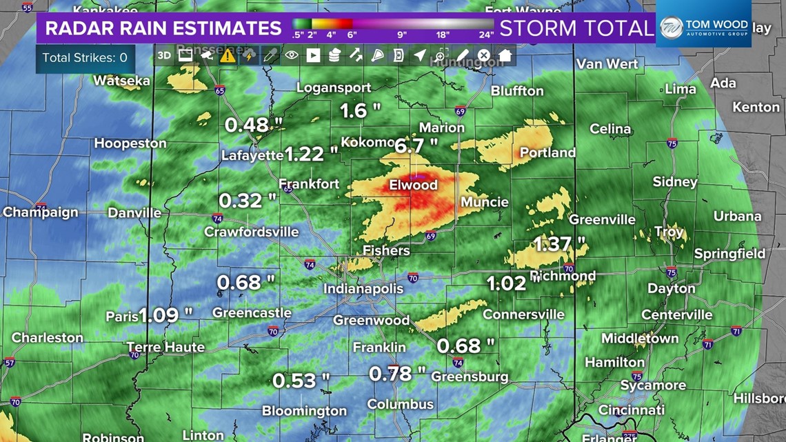 Weather Blog: Areas of heavy rain and flooding continue | wthr.com