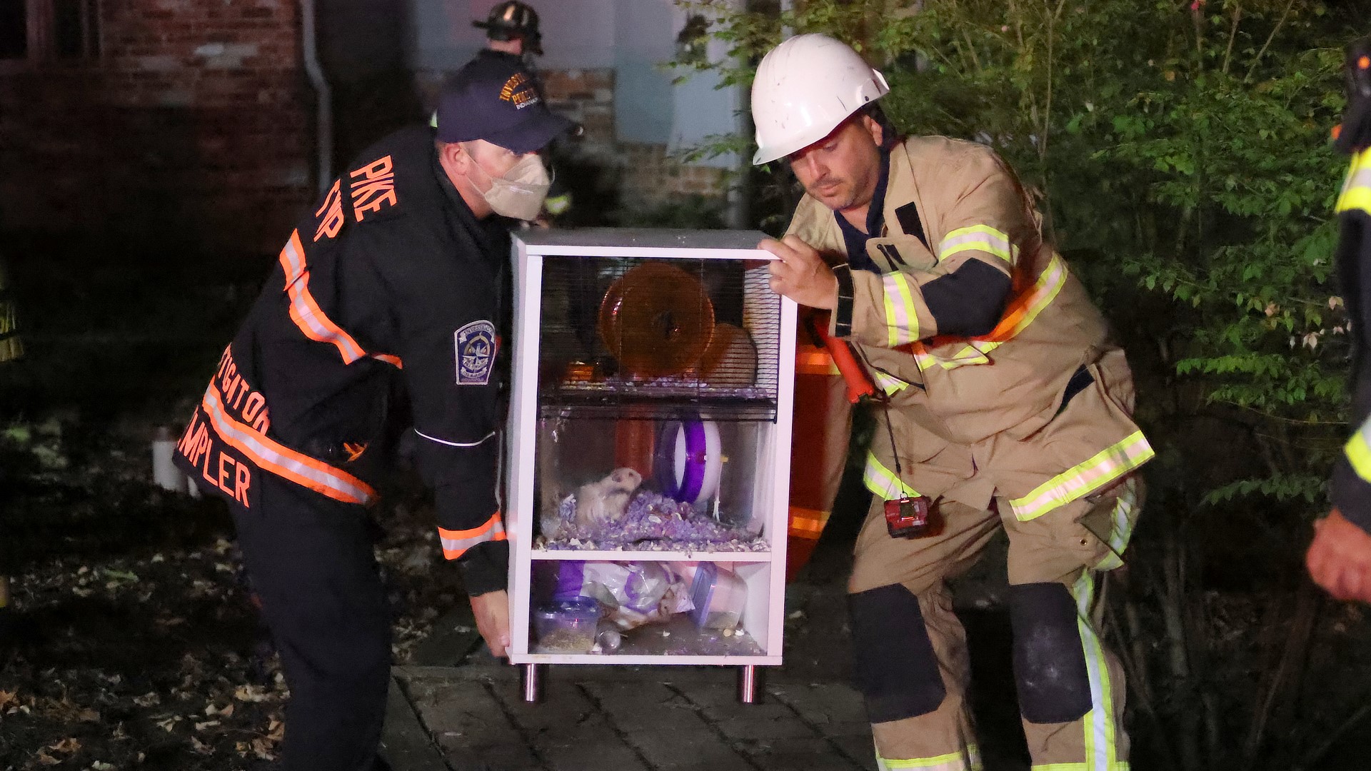 Pet hamster saved in house fire on Indy's northwest side | wthr.com