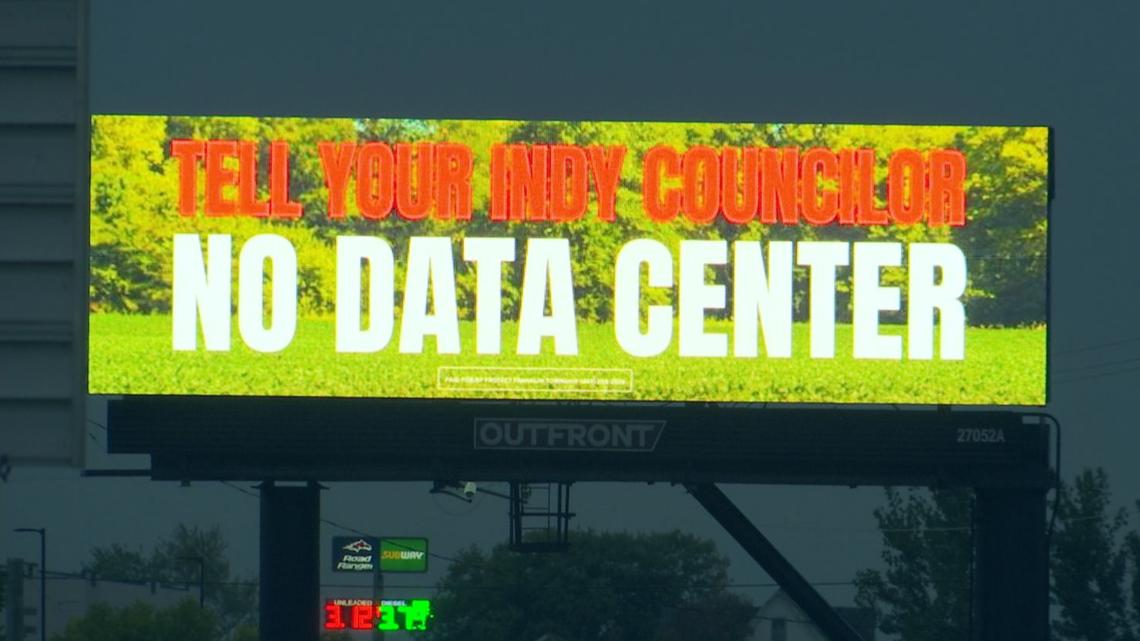 Group opposing Franklin Township data center post billboards across ...