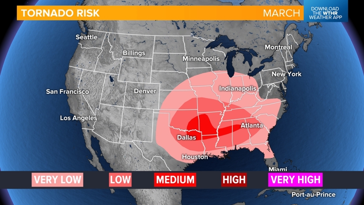 March 2025 rain, storm, snow, and daylight outlook for Indiana | wthr.com