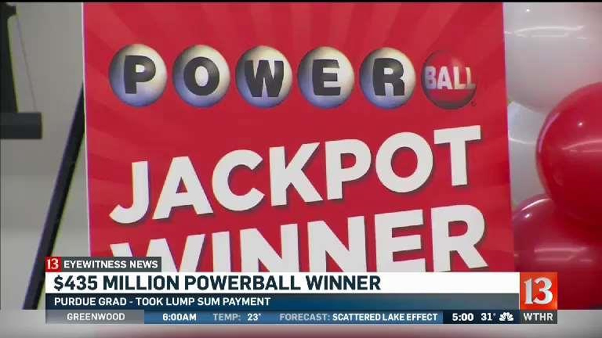 Powerball winner claims $435 million prize | wthr.com