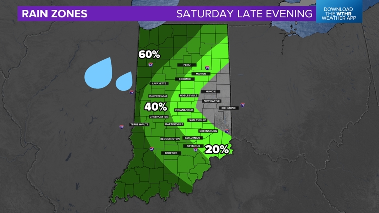 Tracking rain zones for Indiana on Sunday | wthr.com