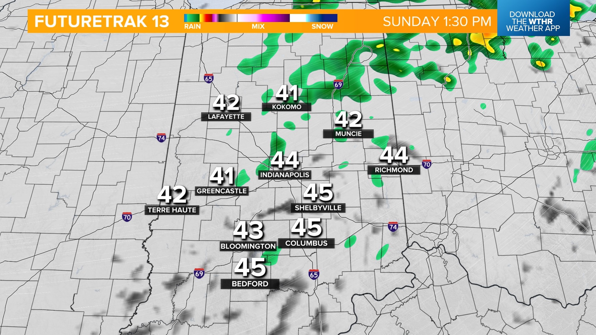 Waves of rain start the week | Live Doppler 13 Weather Blog | wthr.com