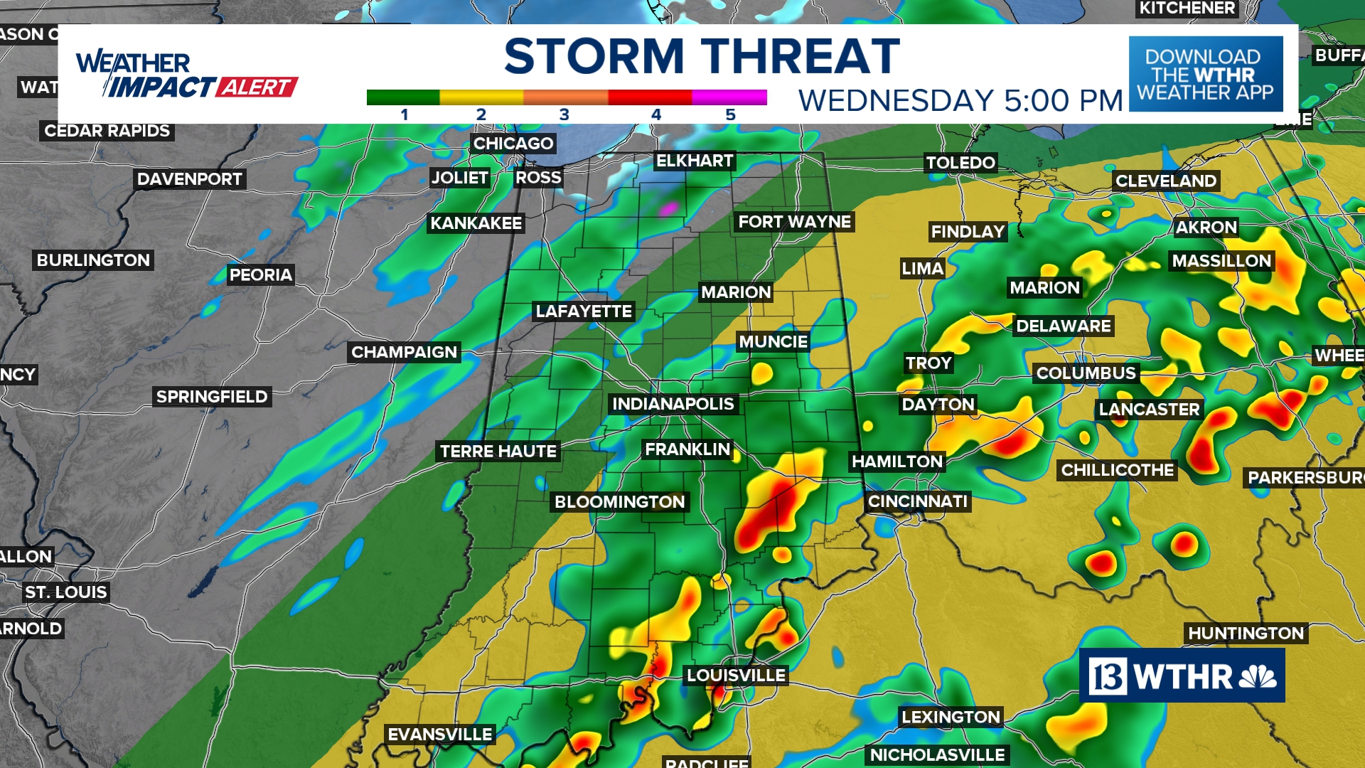 Severe storms over for now | Weather Impact Alert | wthr.com