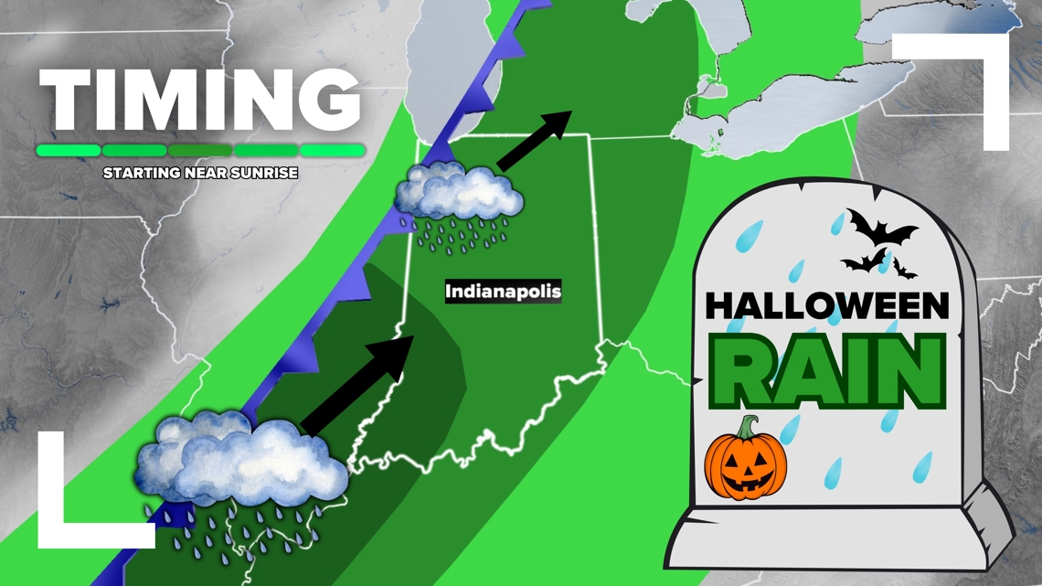 Early look at Halloween rain chances across Indiana | wthr.com