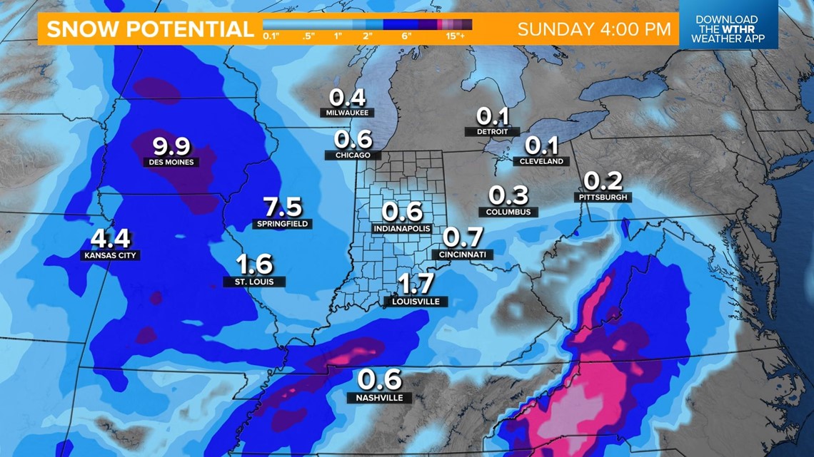 Weather Blog: Indiana dodges the snow bullet this weekend | wthr.com
