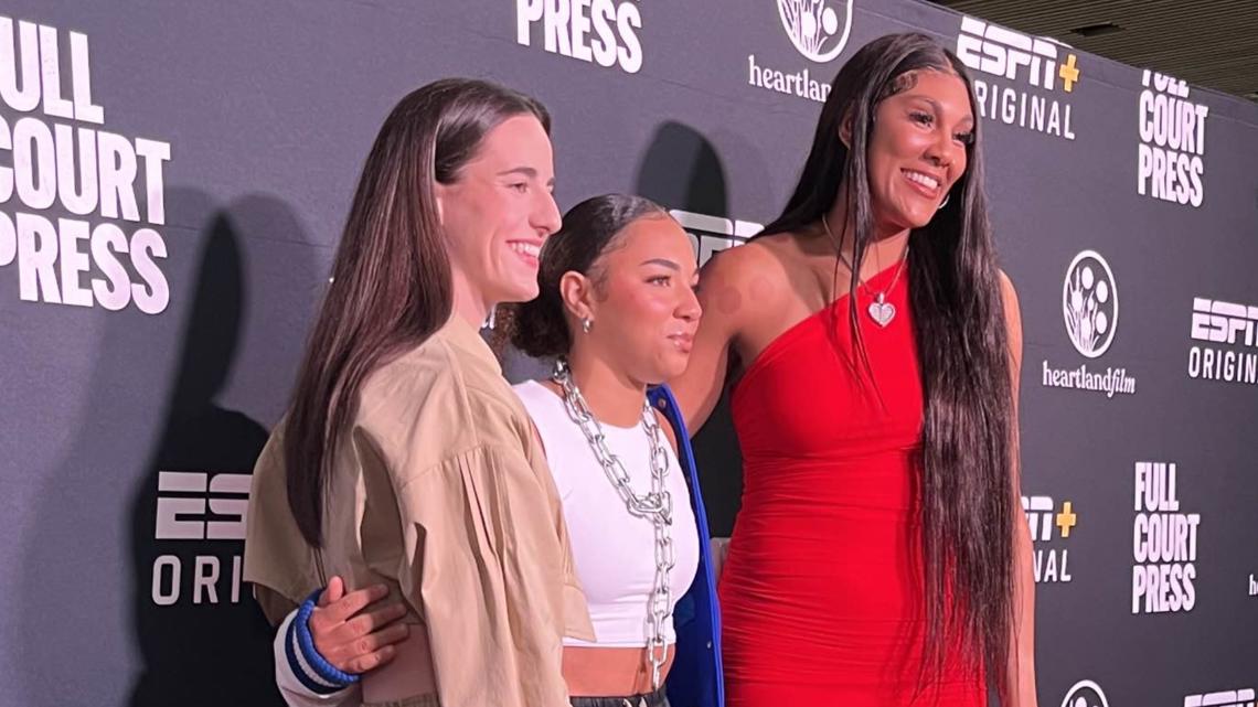 Manning, Clark hit red carpet for 'Full Court Press' premiere | wthr.com