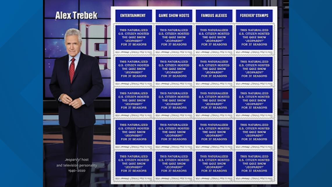 USPS Forever stamp honors late 'Jeopardy!' host Alex Trebek | wthr.com