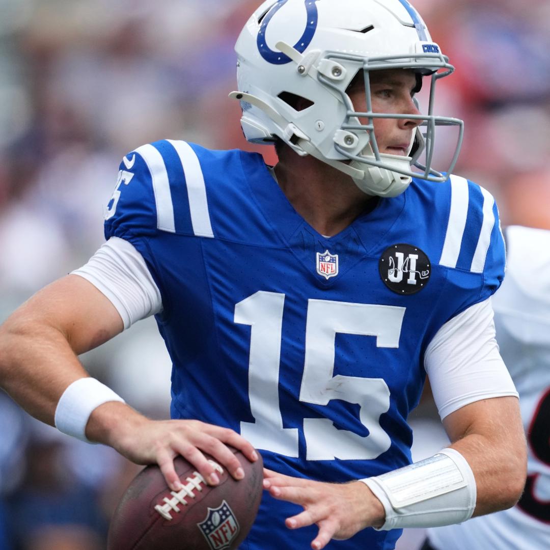 Colts to start Riley Leonard at quarterback for season finale game ...